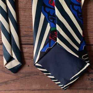 Vintage | Accessories | Vintage Satin Superman Tie | Poshmark
